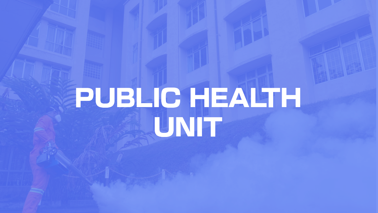 Health Units | Health Centre