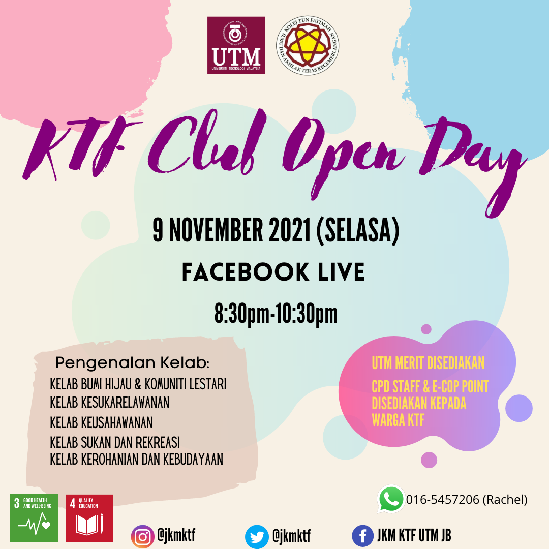 Aktiviti Tahun 2021 | Kolej Tun Fatimah